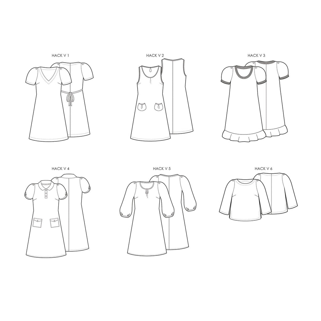 Kate Dress Hacks - Special Edition Pattern Printing Service – The Cloth ...