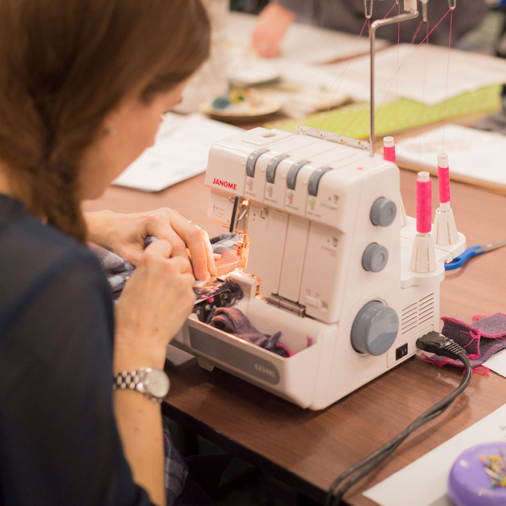 Love Your Overlocker Sewing Workshop | Book Online Now – The Cloth Cutter